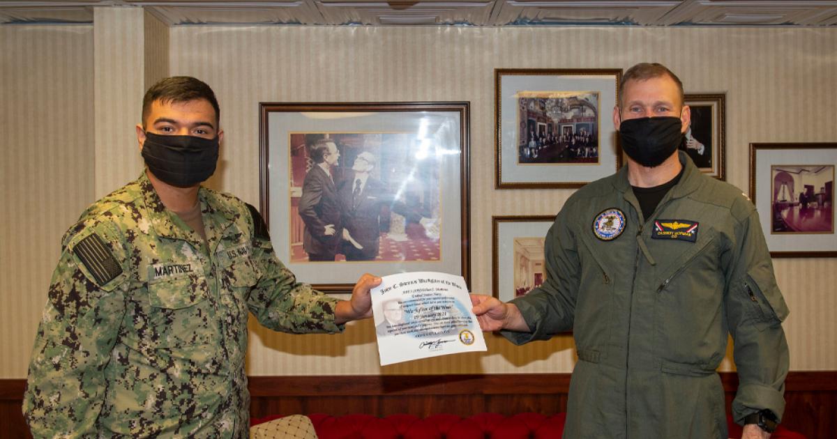 San Angelo Sailor Earns Warfighter Award