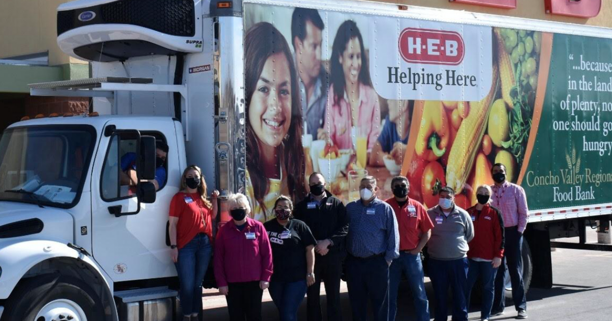 H-E-B Donation Allows Concho Valley Regional Food Bank to Purchase Box Truck