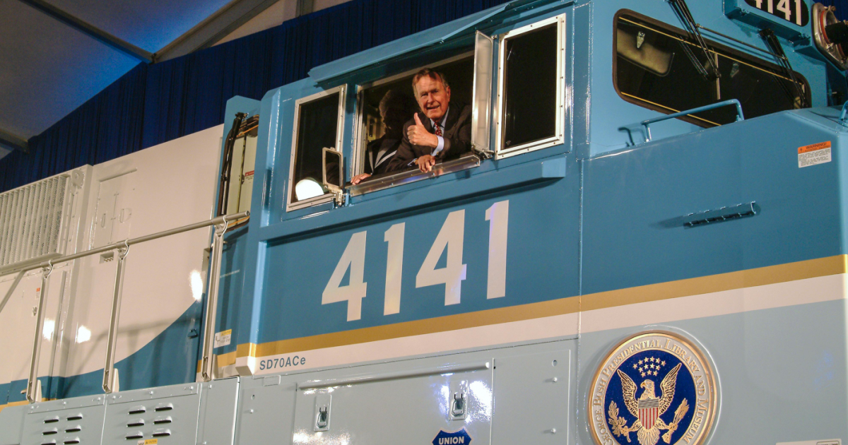 Train Painted Like Air Force One Finds New Home