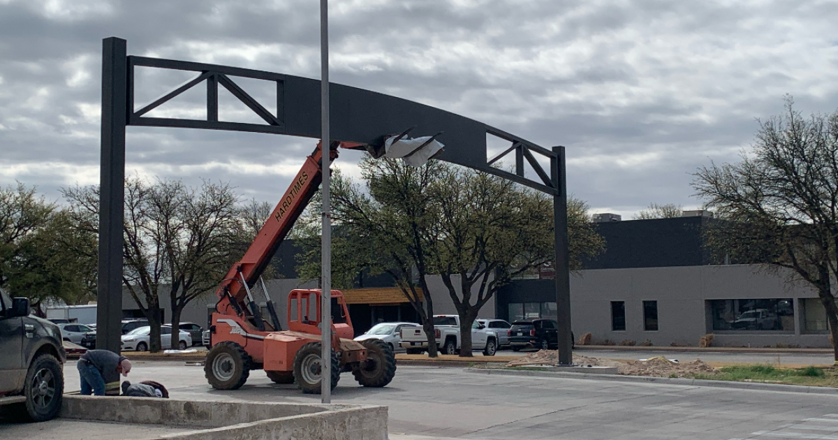 New Welcome Gateway Placed in Downtown San Angelo