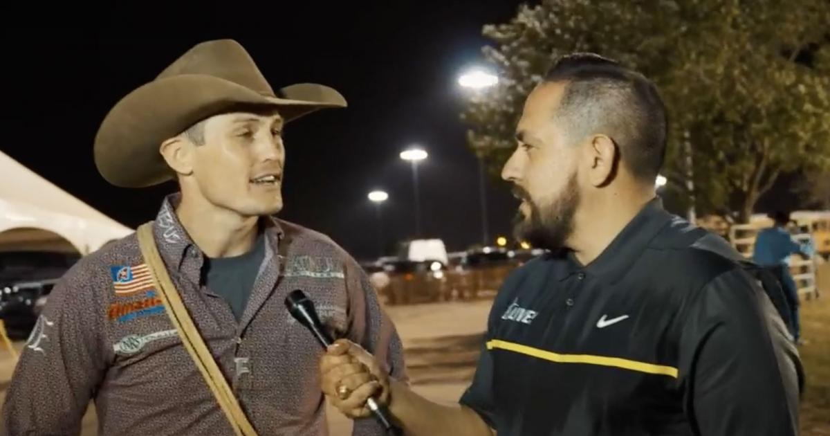Cooper Snares Lead in Tie-Down Roping at San Angelo