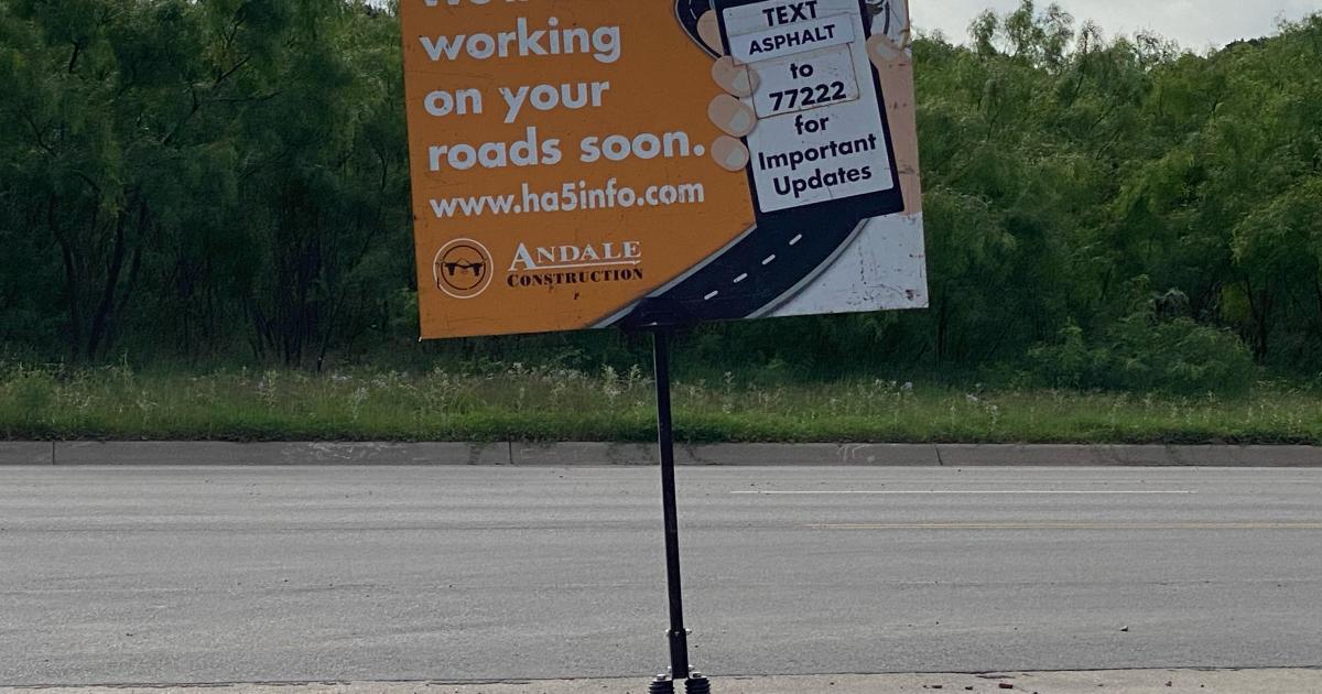 Andale Construction Begins Work on San Angelo Streets