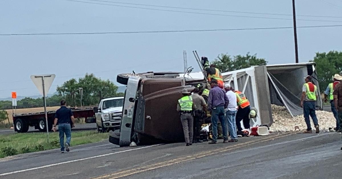 WATCH: Driver Trapped in Big Rig Crash Near San Angelo