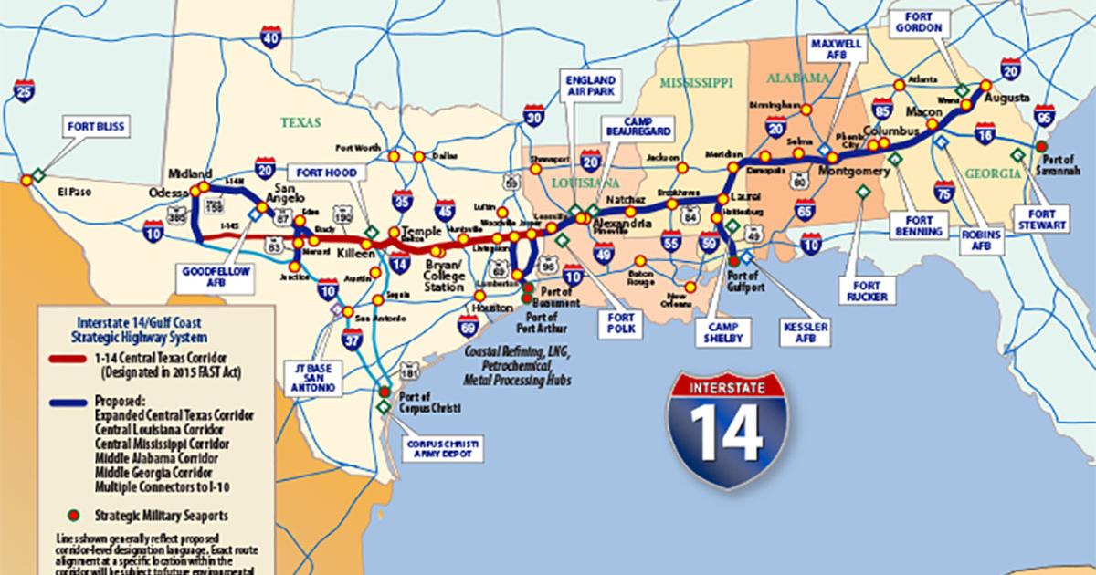 Senate Infrastructure Bill Includes Routing Interstate Through San Angelo