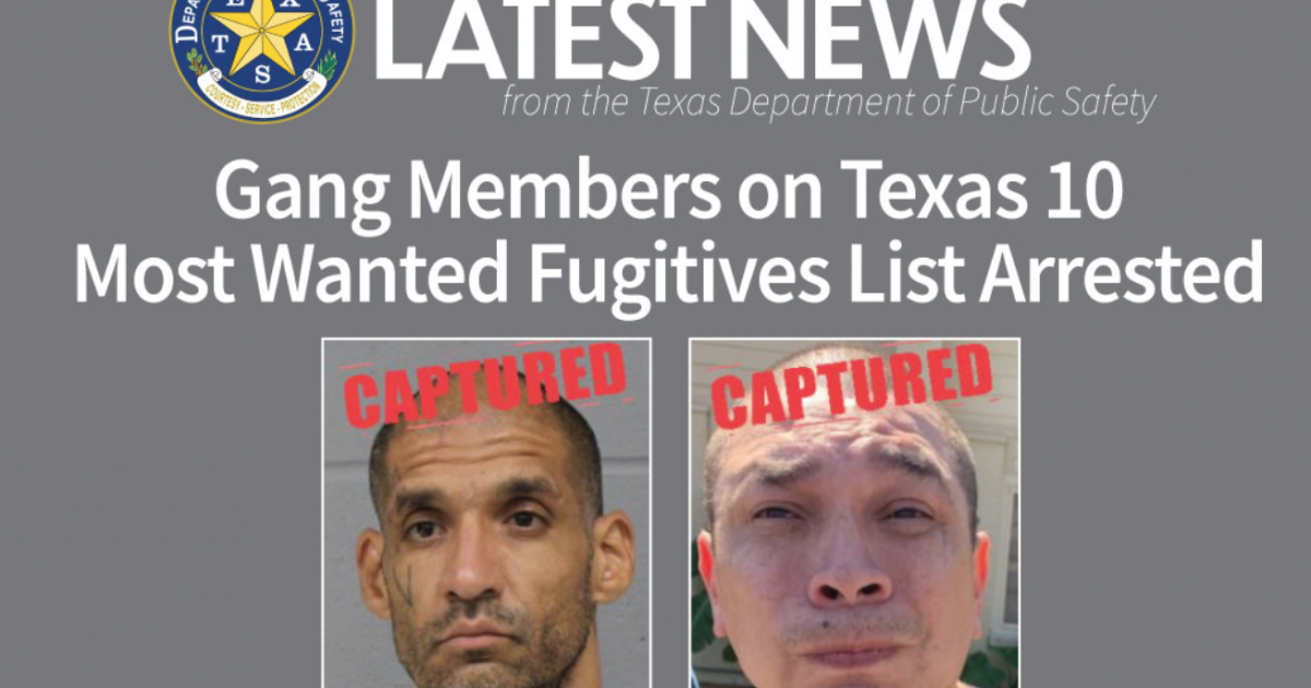 Dangerous Violent Most Wanted Fugitives Captured in San Antonio