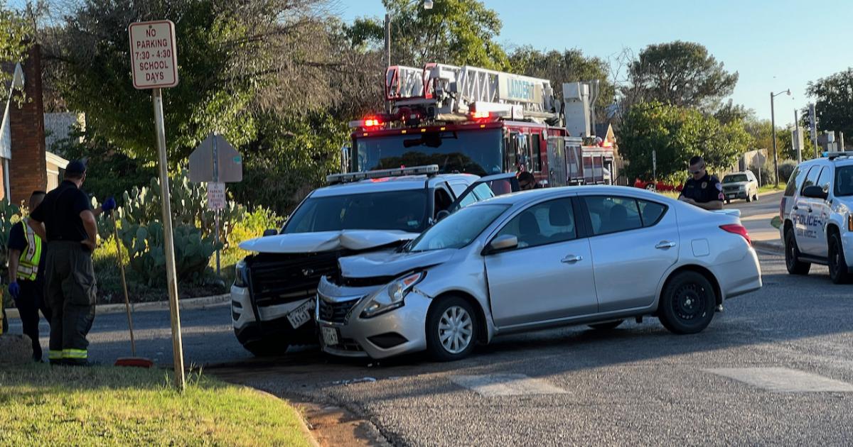 Police Cruiser Destroyed During Leisurely Afternoon Drive Home