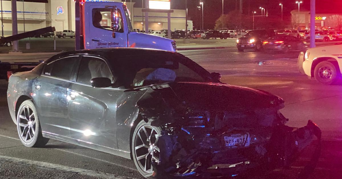 WATCH: Crash at Busy Intersection Near Heavy Police Activity