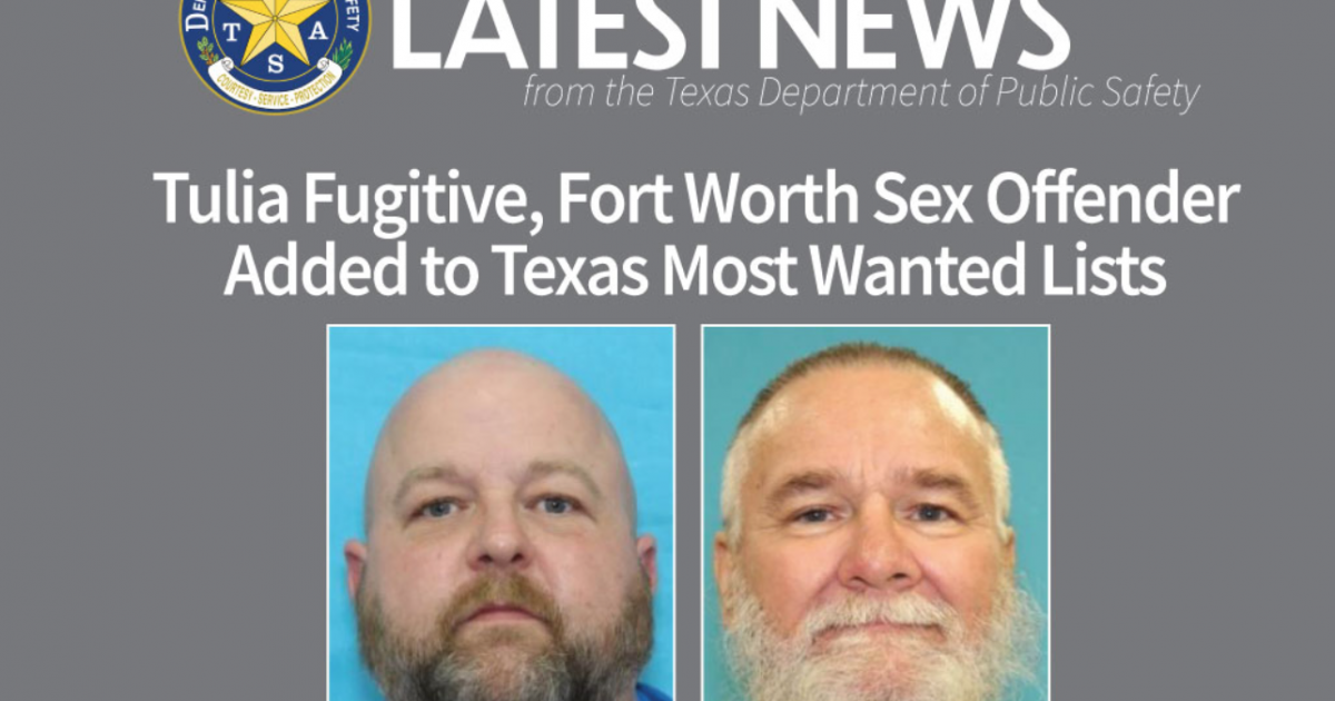 Armed & Dangerous Child Predator Fugitives Added to DPS Most Wanted List