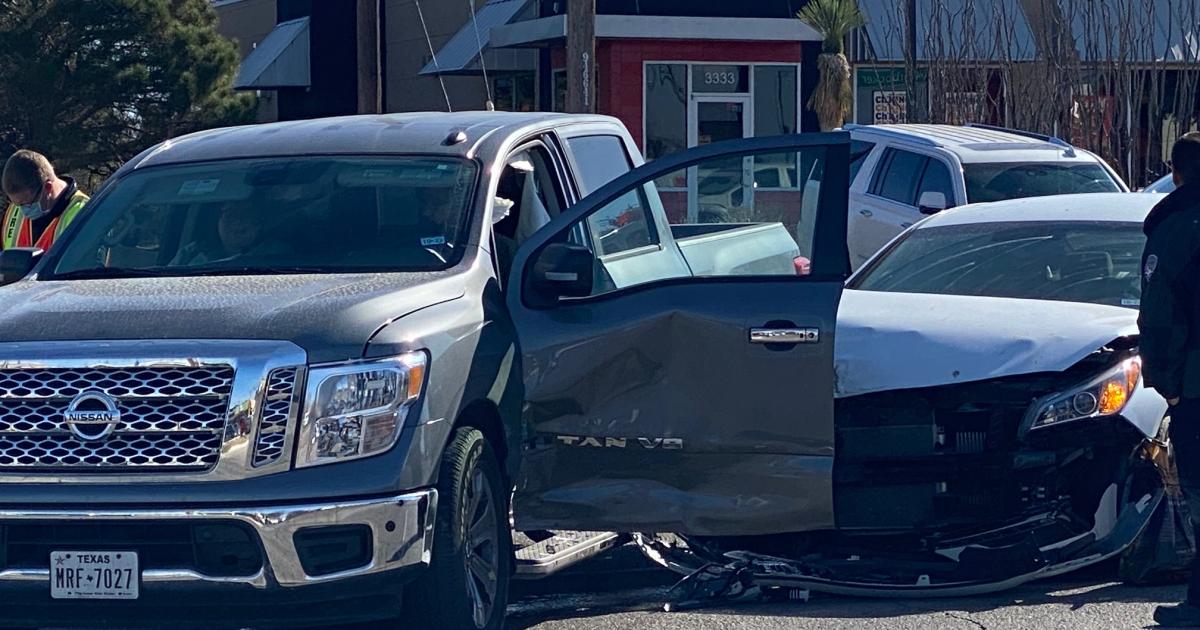 WATCH: Pickup Pulling Out of Burger King Crashes into Car