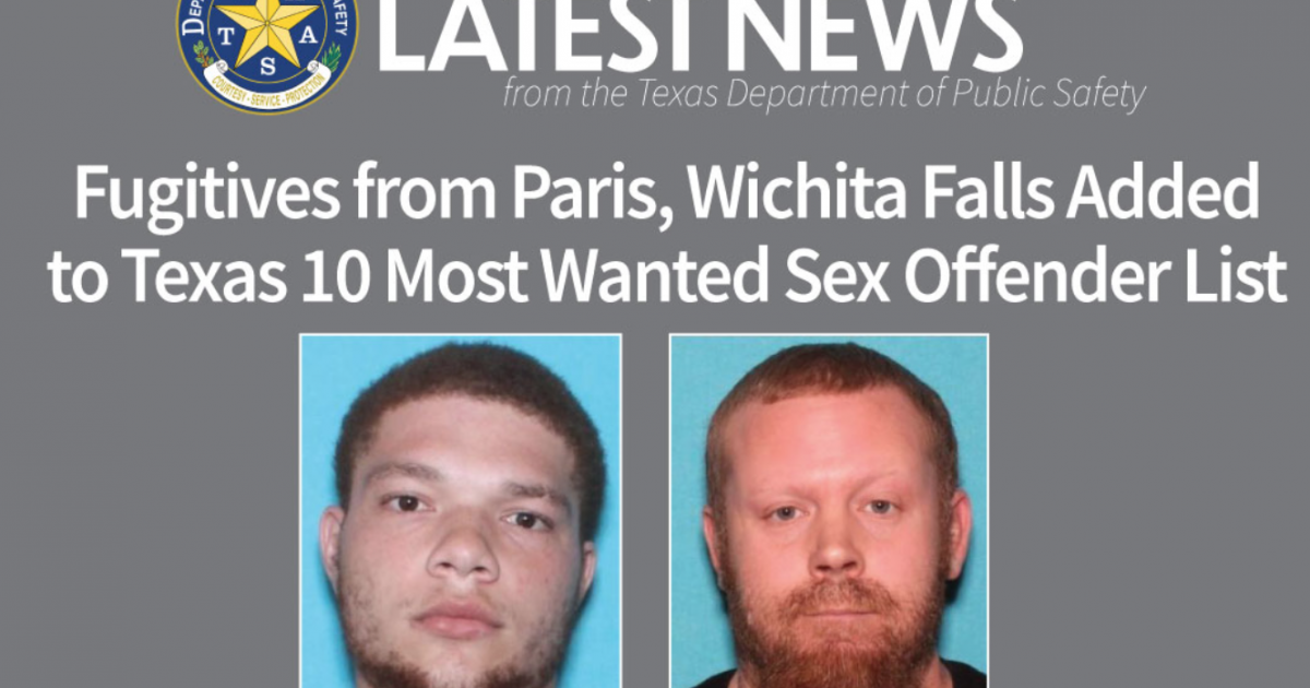 Texas DPS Adds Fugitives to Most Wanted List