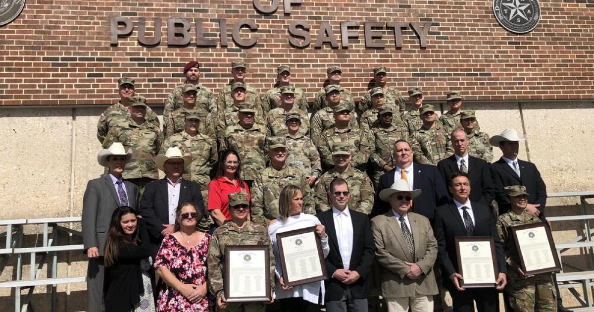 Tom Green County Sheriff's Deputy Honored by DPS for Work at the Border