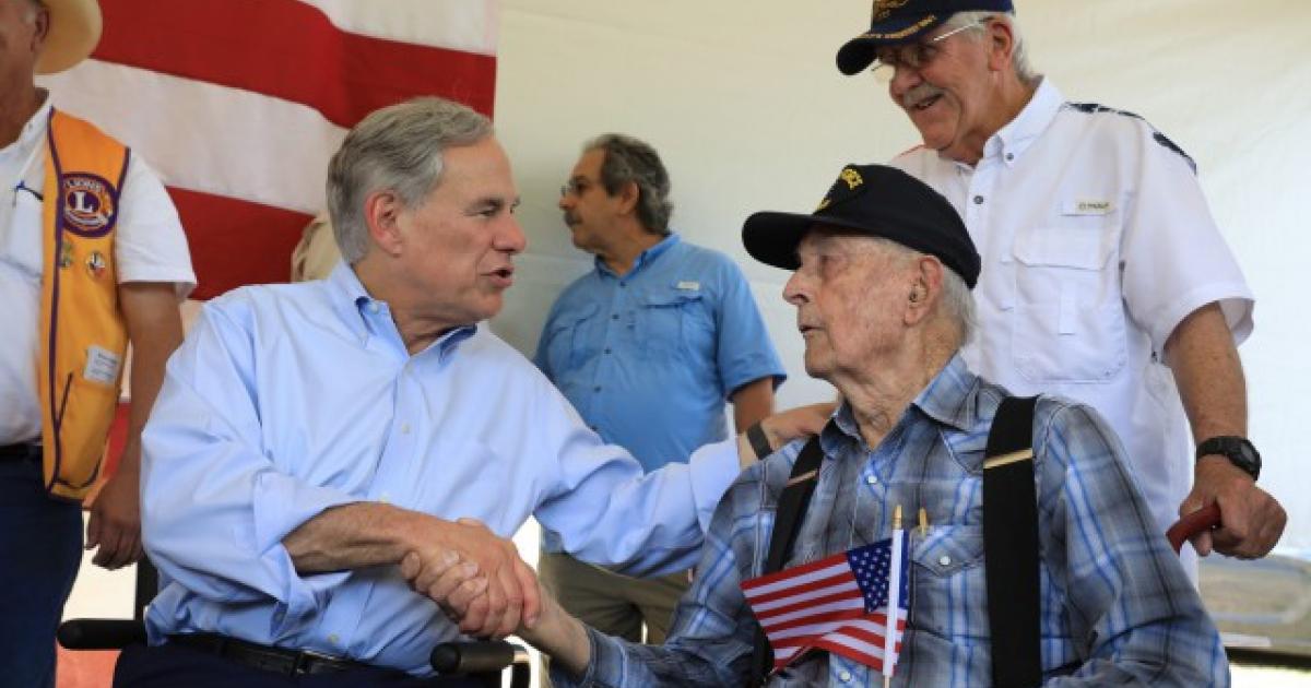 Gov. Abbott Marks Memorial Day in Longview