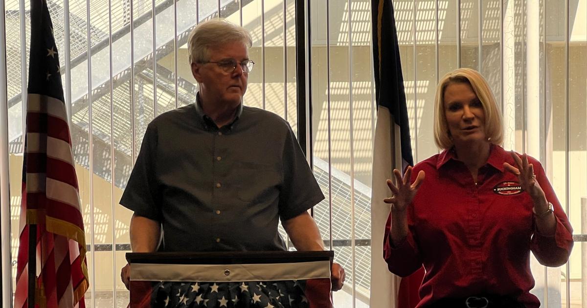 WATCH: Lt. Gov. Patrick & Senator Buckingham Barnstorm San Angelo