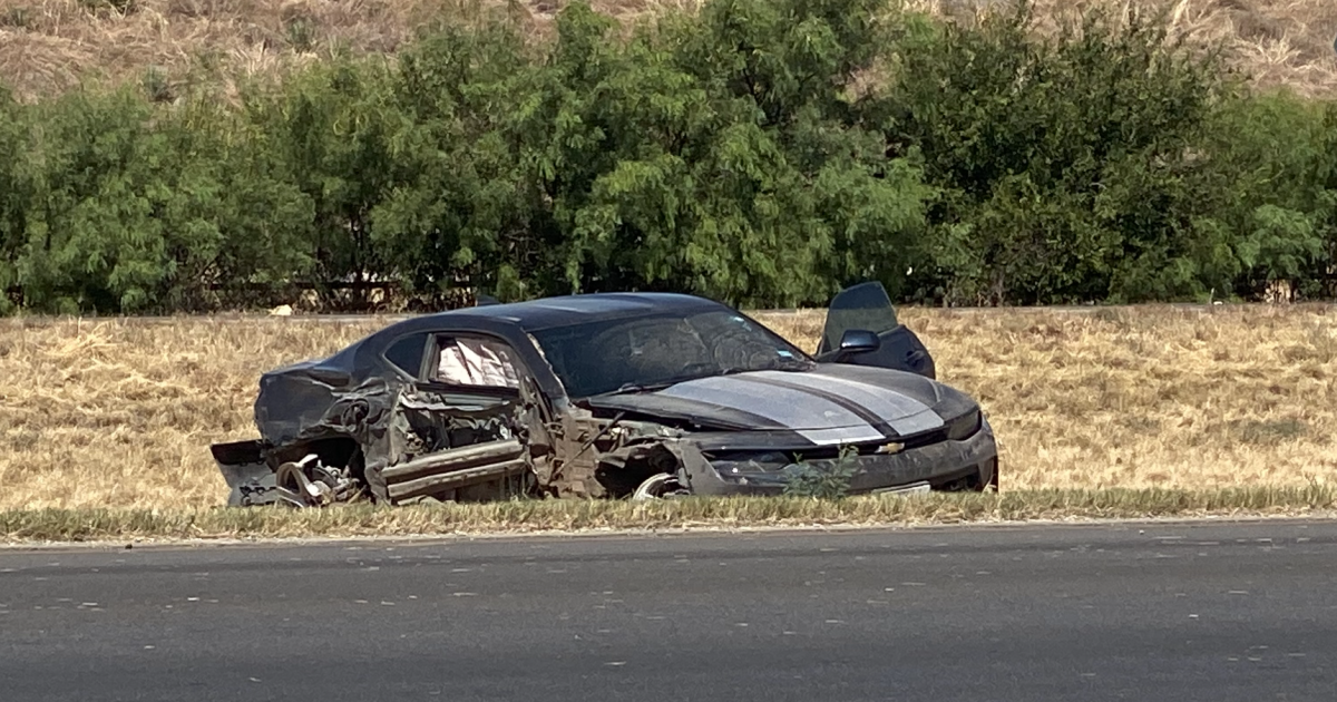 WATCH: Two Vehicle Crash Shuts Down US 87 North of San Angelo