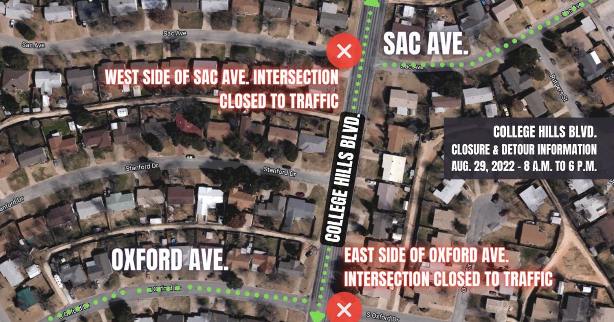 Ongoing Utility Construction Closes College Hills Intersections Again ...