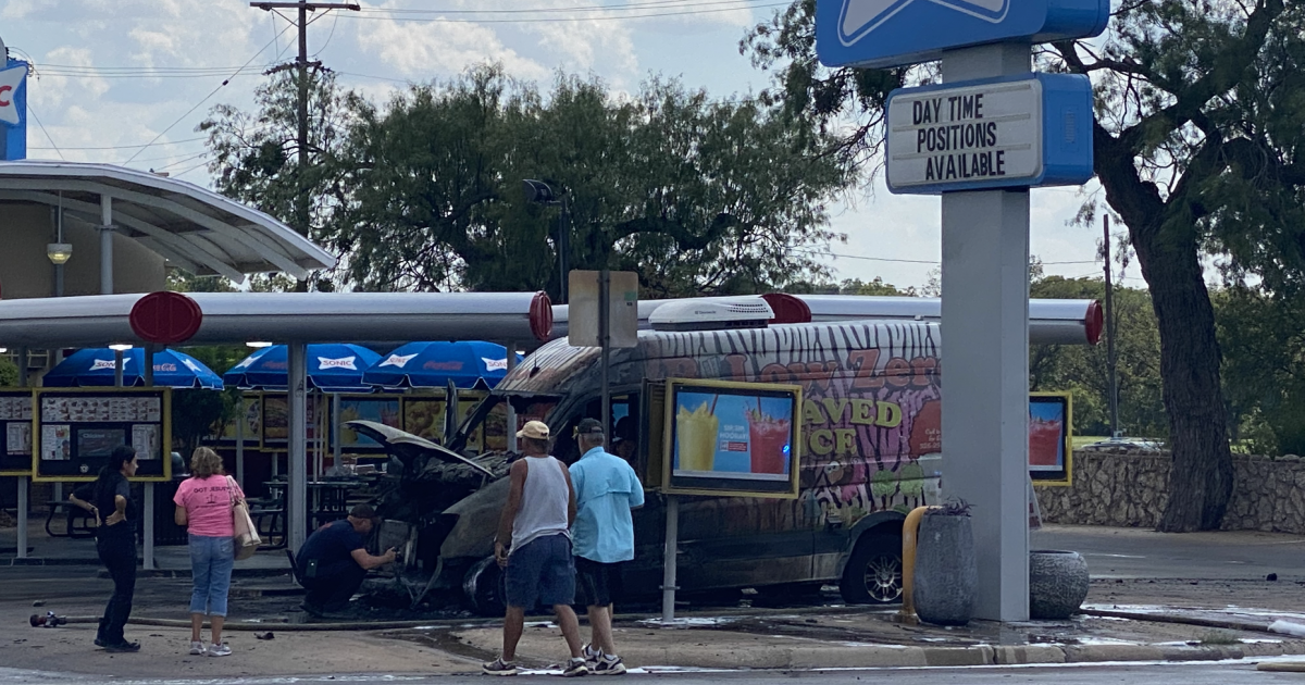 A Song of Fire & Ice? Shaved Ice Van Goes Up in Flames