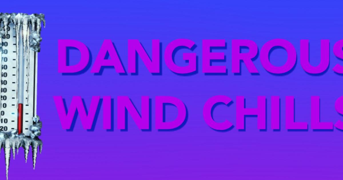 Deadly Wind Chill Values Below Zero & Temps in the Single Digits ...