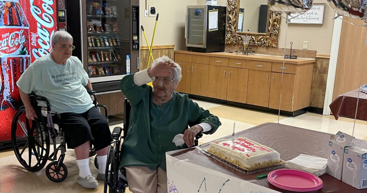 103-Year-Old San Angelo Woman Tells Secret to Long Life on Birthday 103-Year-Old San Angelo Woman Tells Secret to Long Life on Birthday