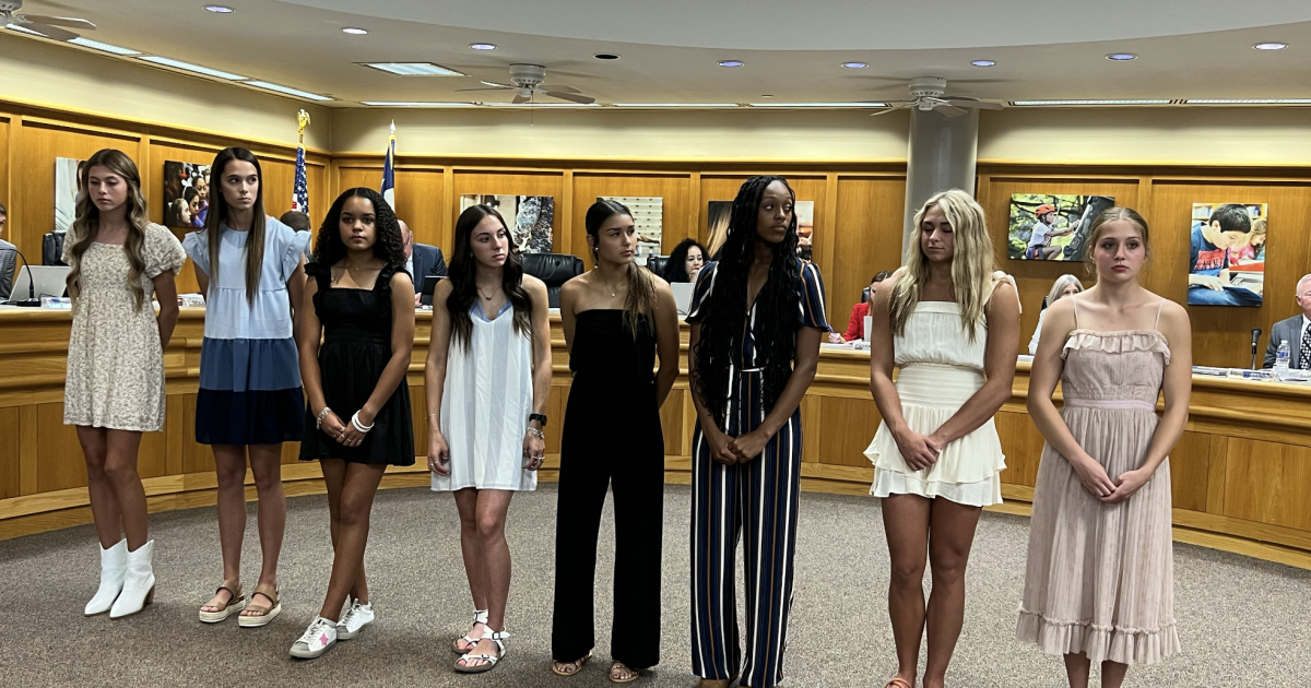 San Angelo ISD Spring Athletes Honored by the School Board