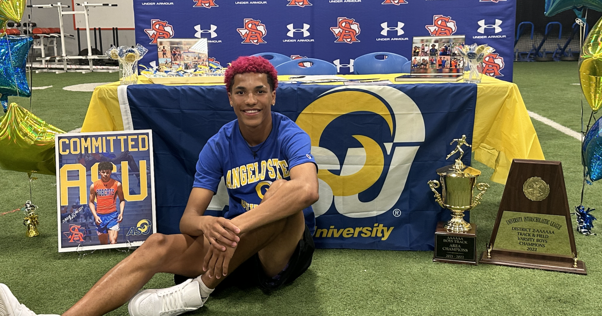 Jacob English Signs his Letter of Intent with Angelo State