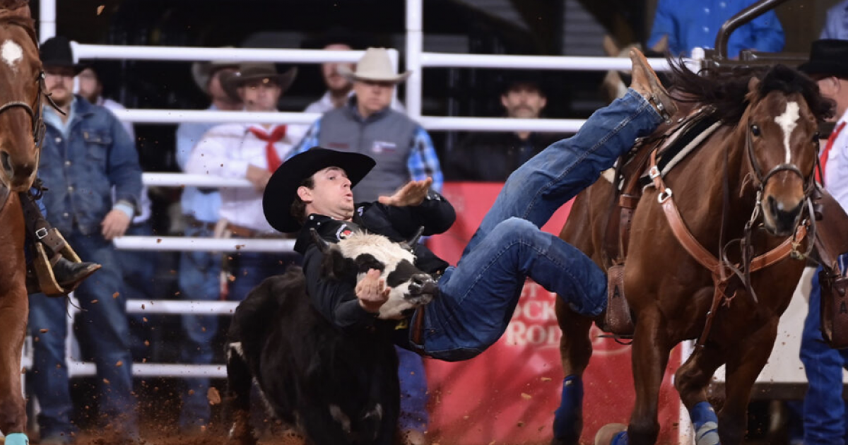 Concho Valley Cowboy 1 Sec from Winning Cheyenne Frontier Days Rodeo