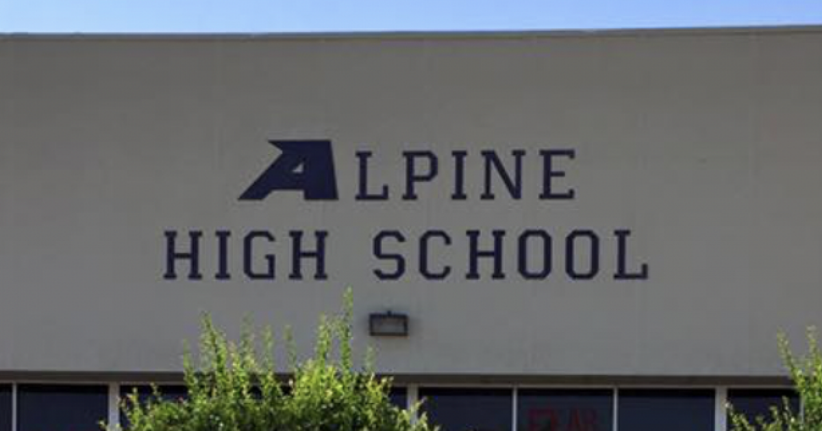 Alpine HS Evacuated Monday After a Bomb Threat