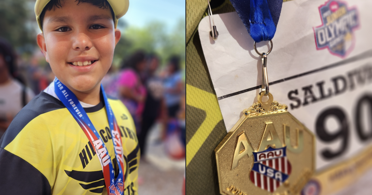 Youngster from San Angelo Wins Gold at the AAU Junior Olympics