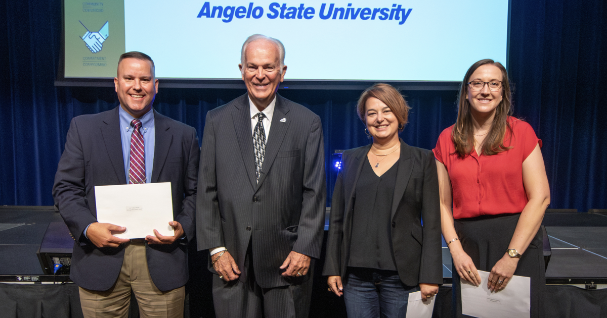 Angelo State Employees '22-'23 Rodgers Distinguished Award Winners