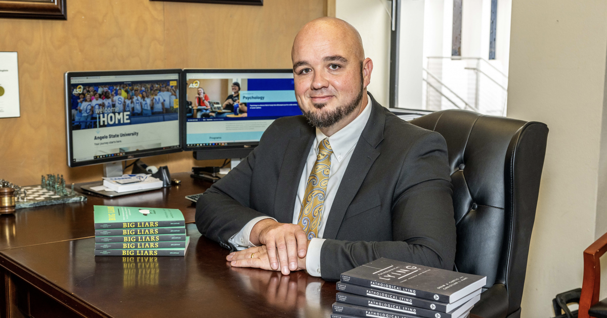 Angelo State Psych Doc Publishes New Book on 'Big Liars'