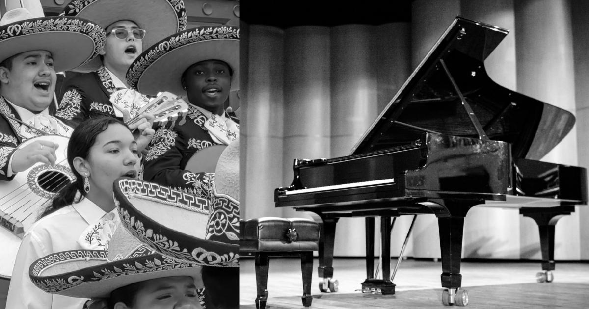 Lake View High Mariachi Shares Stage with Juilliard Pianist