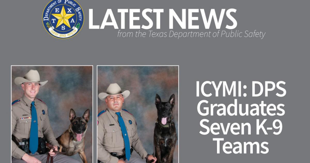 Texas DPS Lets the Dogs Out!