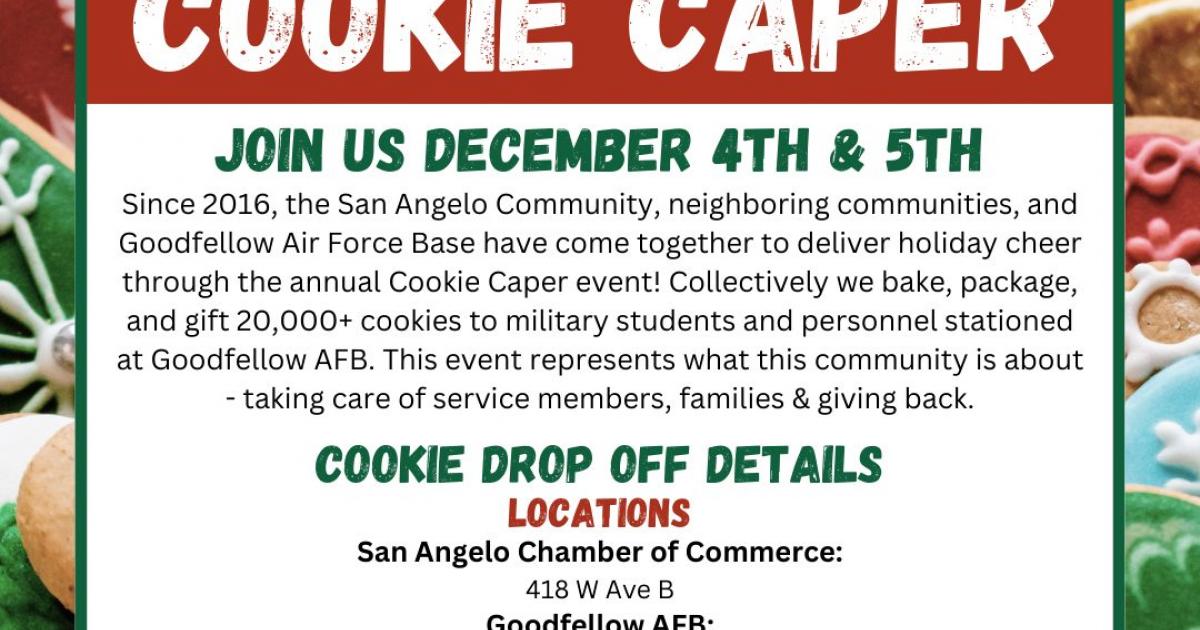 Annual Cookie Caper Gears Up for Holiday Cheer