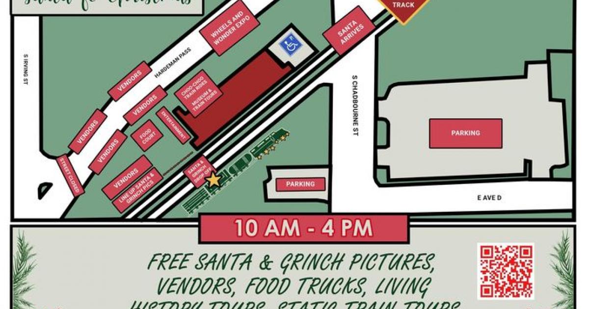 Santa's Santa Fe Christmas Celebration Happening at San Angelo Railway ...