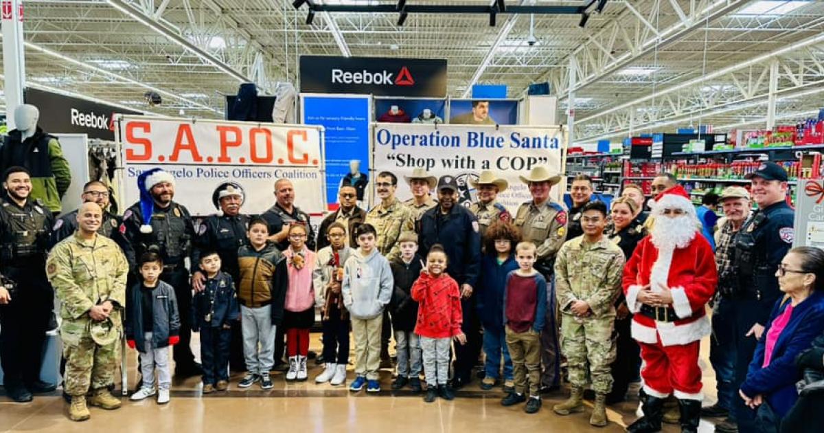 Operation Blue Santa Shines Christmas Spirit
