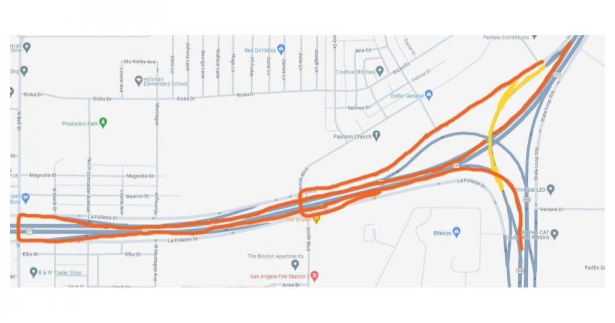 Traffic Alert: Ramp Closures and Detours on Loop 306