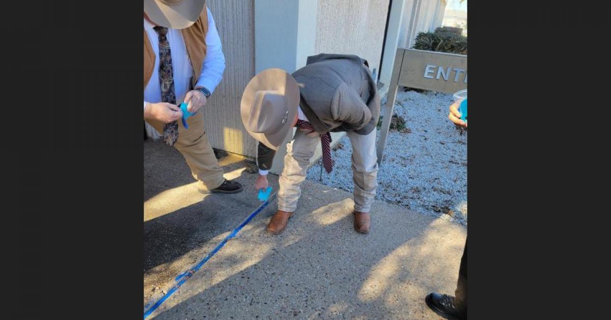 Sheriff's Office Joins Blue Sand Project for Human Trafficking Awareness