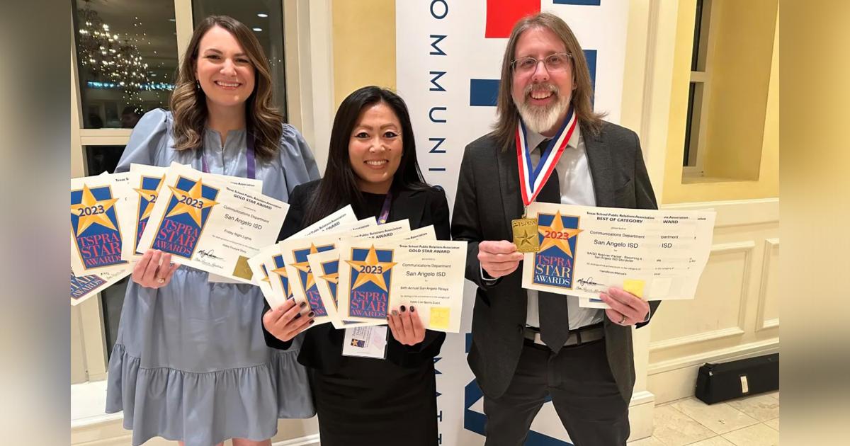 San Angelo ISD Communications Team Wins Big