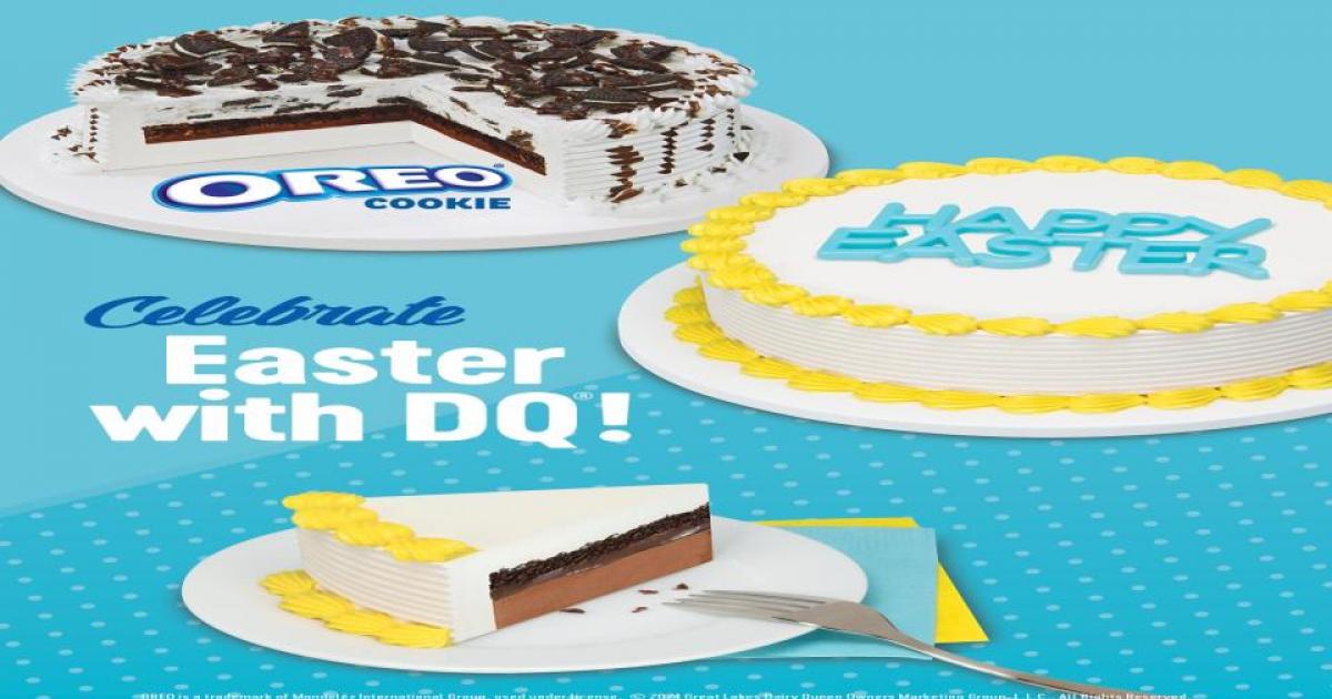 Easter Cakes Available For Pre-Order At DQ