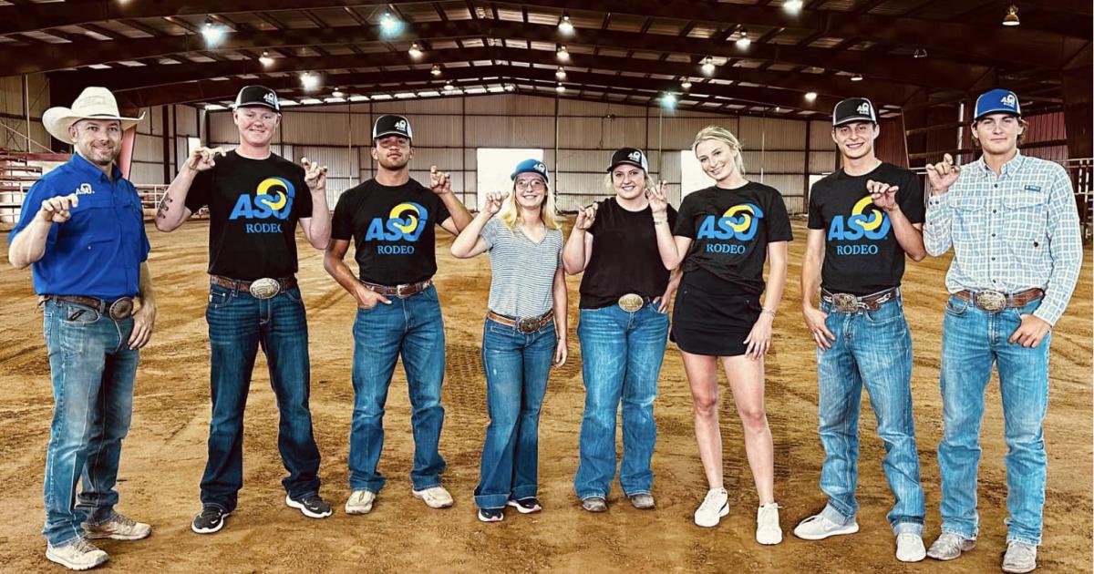 As the San Angelo Rodeo Ramps Up, So Does Angelo State's Rodeo Team's ...