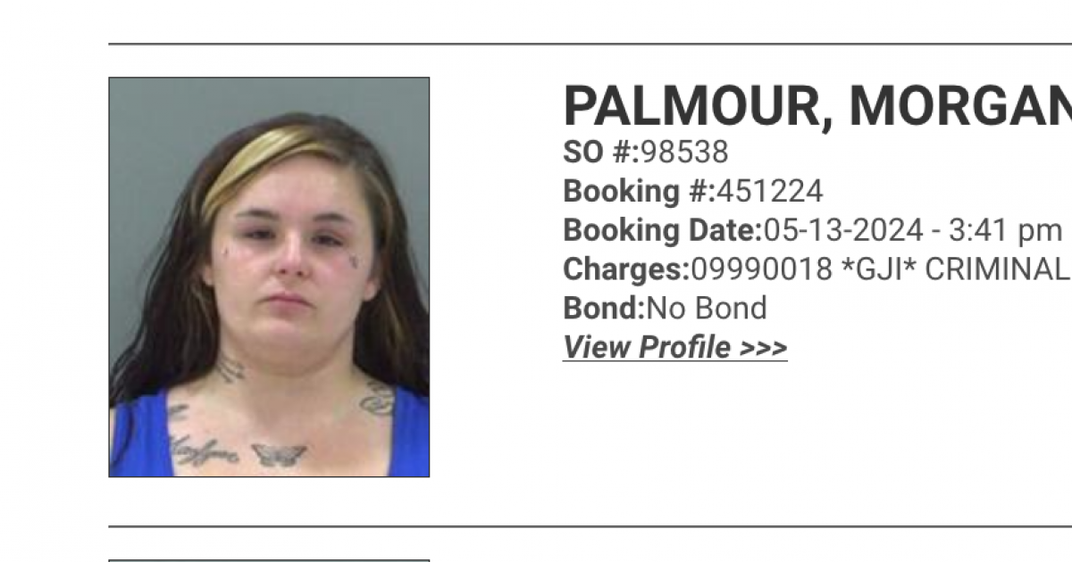 Criminal Negligent Homicide Arrest Tops Monday Booking Report