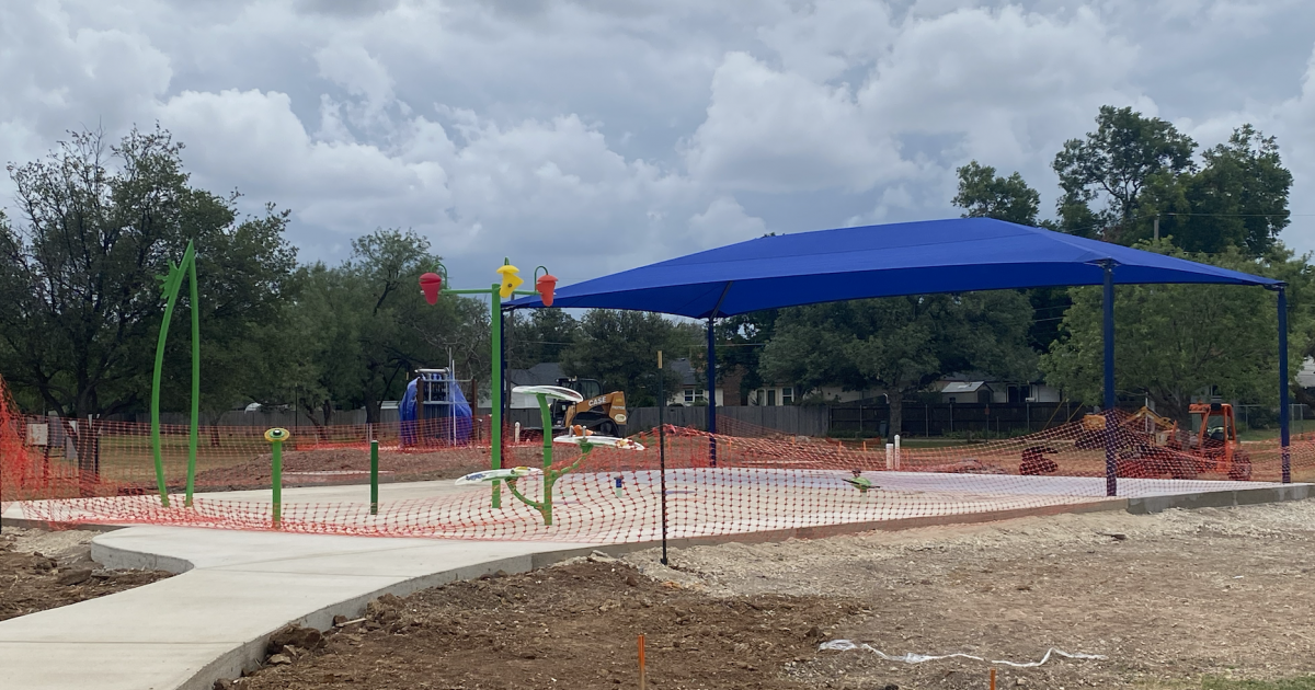 Splash Pad Update: Concrete and Water Structures Go Up!