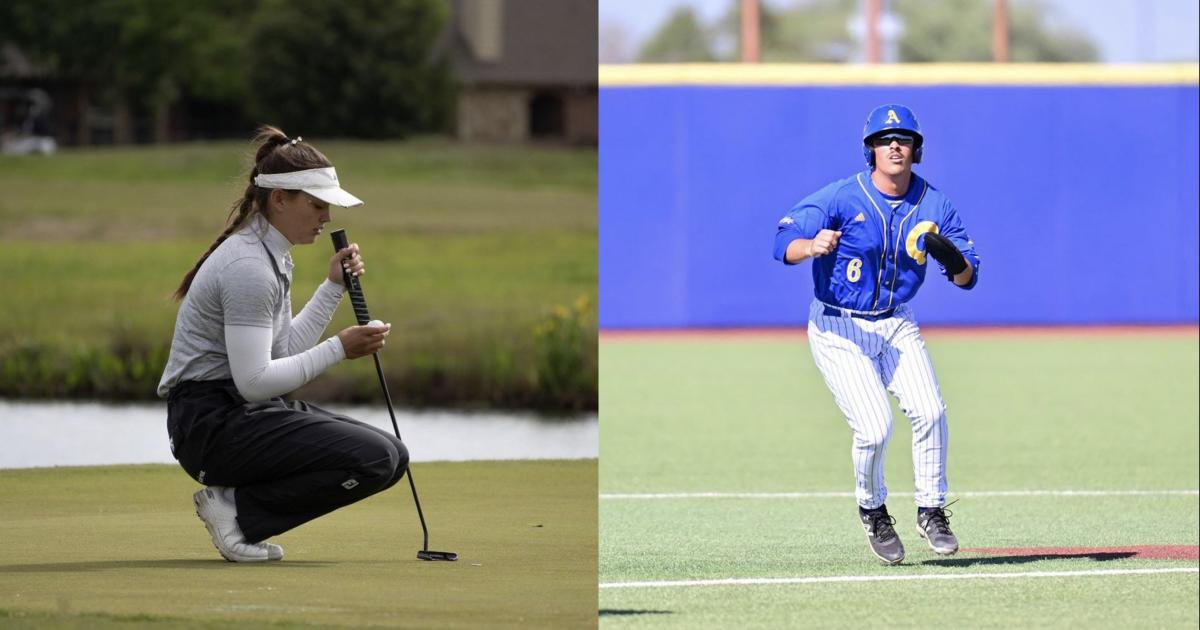 Two ASU Student-Athletes Earn LSC Scholar Athlete Award