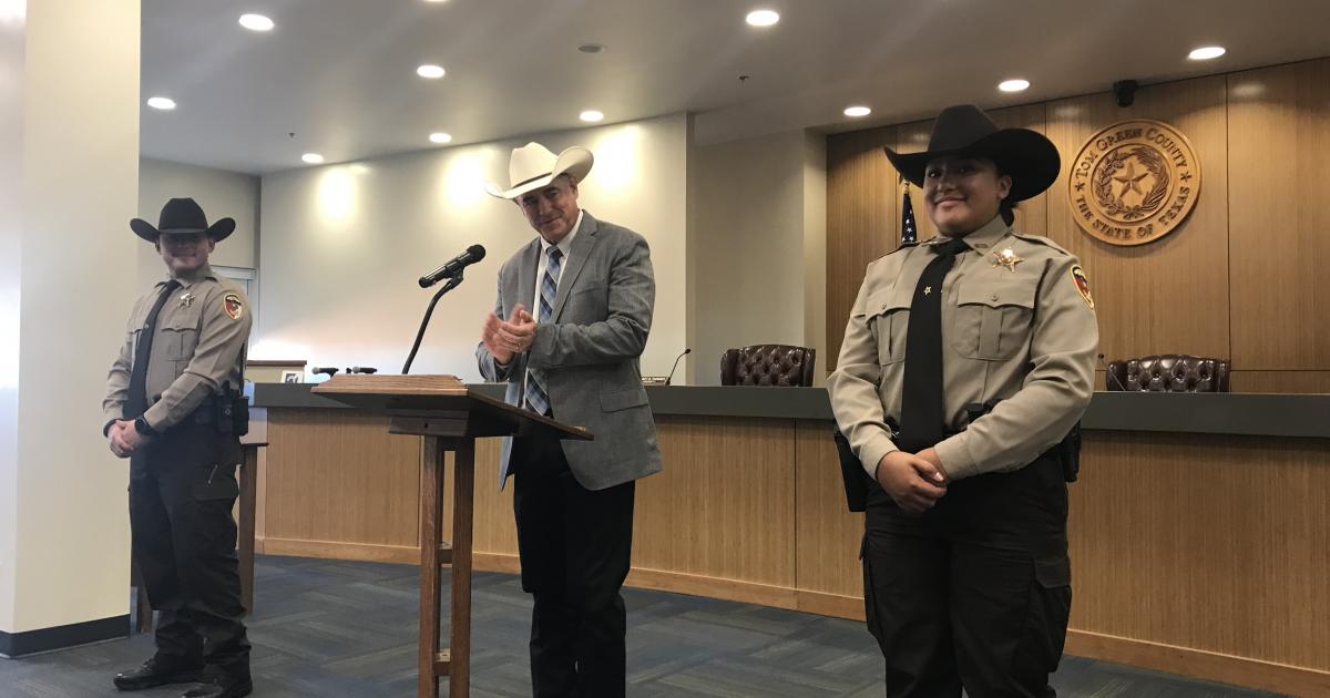 Tom Green County Sheriff's Office Welcomes 2 New Deputies