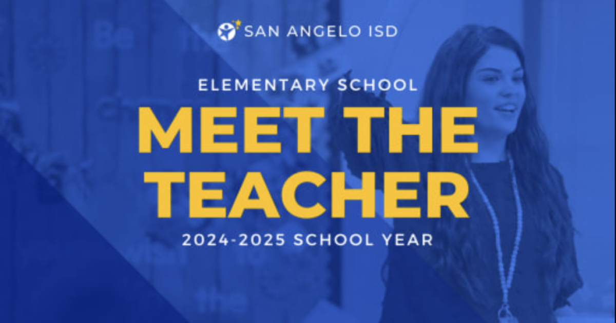 San Angelo ISD Announces Dates for Meet the Teacher