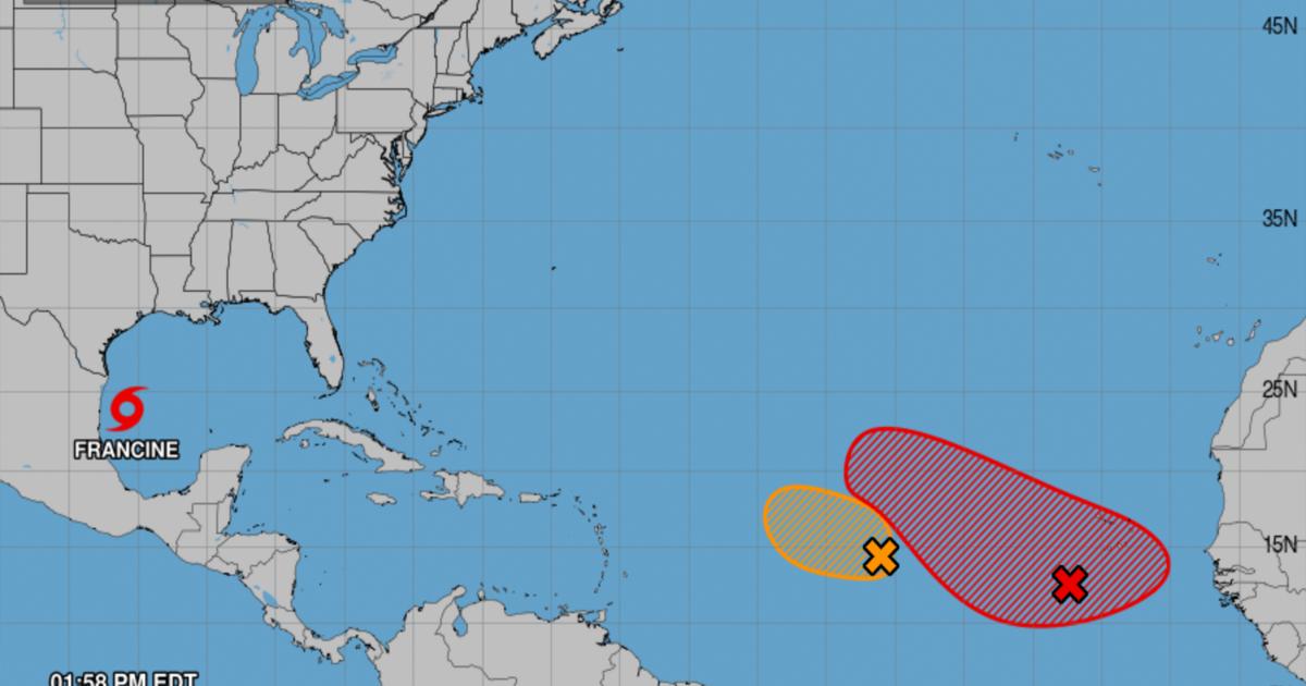 Tropical Storm Expected to Strengthen into Hurricane by Midweek, Little ...