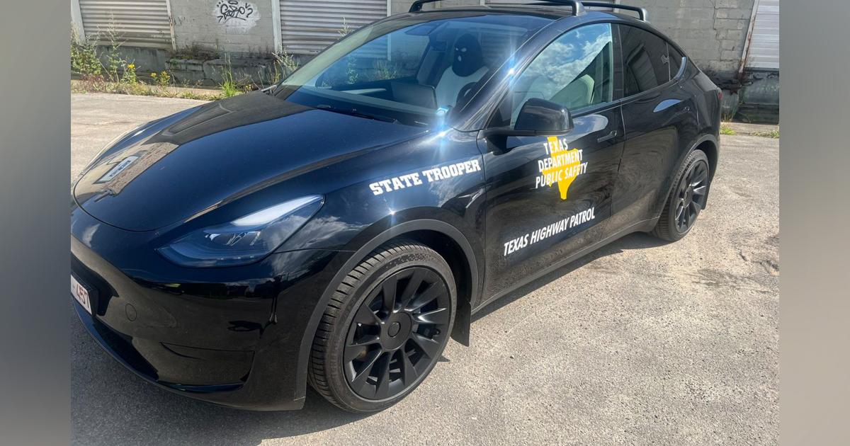Belgian Cop Decks Out Tesla in Texas DPS Colors Out of Love for Lone ...