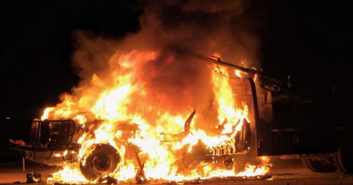 Vehicle Fire Contained by Wall Volunteer Fire Department Early This Morning