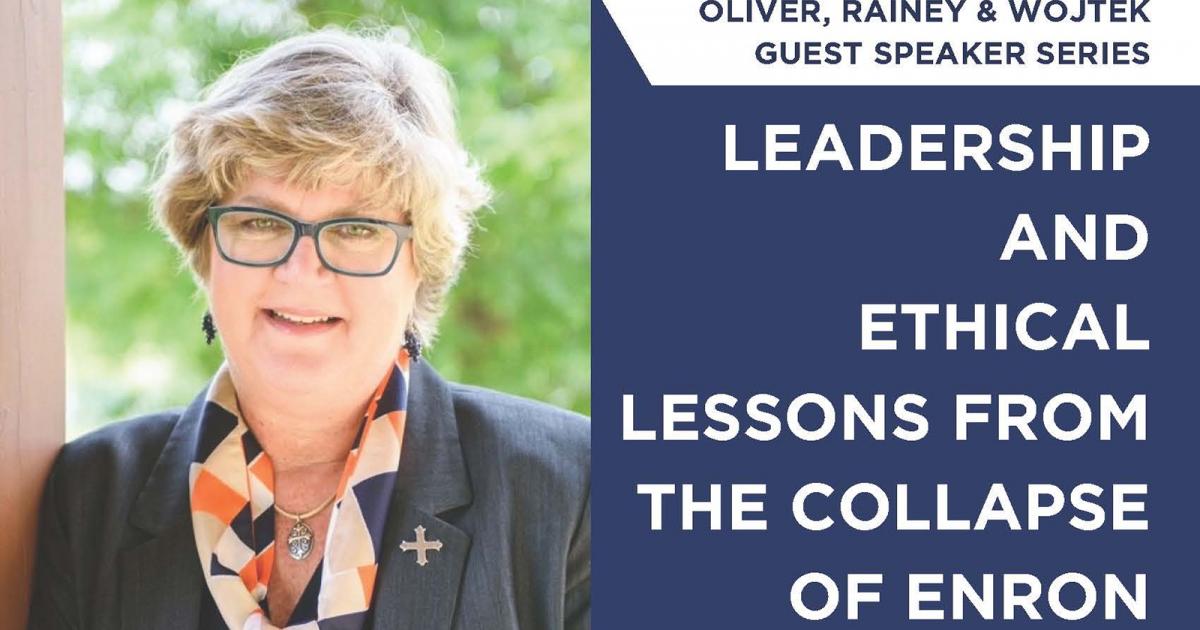 Enron Whistleblower to Present Leadership, Ethics Lecture at Angelo State