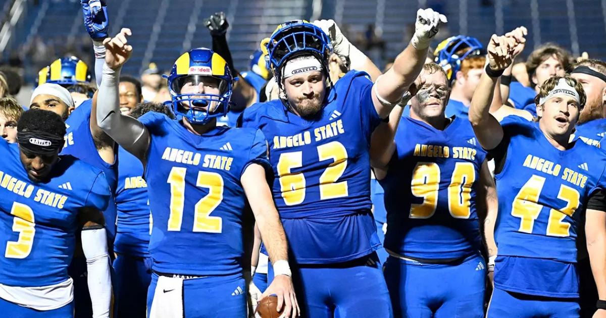 Angelo State Rams Bring Home LSC Title With Win Over Western Oregon