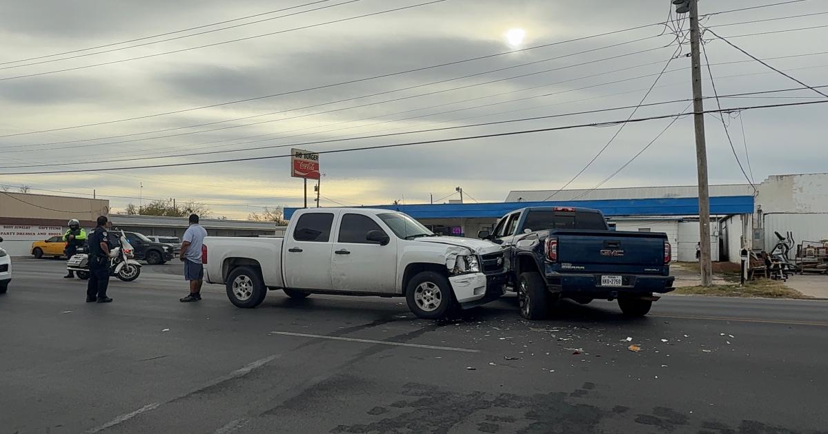 Silverados Crash Into Each Other on North Chadbourne
